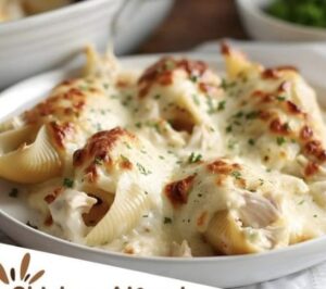 Chicken Alfredo Stuffed Shells – RECIPES AND IDEAS